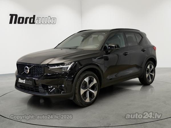 Black Volvo XC40 2025 in Tallinn, with an engine capacity of 2.00 L and mileage of 8 thousand km for 38900 €, photo 1 on AUTOMOTO.COM.LV