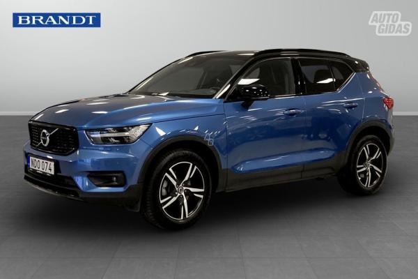 Blue Volvo XC40 2019 in Kaunas, with an engine capacity of 0.00 L and mileage of 65 thousand km for 34752 €, photo 1 on AUTOMOTO.COM.LV
