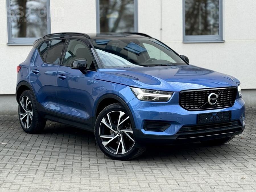 Blue Volvo XC40 2019 in Jelgava, with an engine capacity of 2.00 L and mileage of 113 thousand km for 19800 €, photo 6 on AUTOMOTO.COM.LV