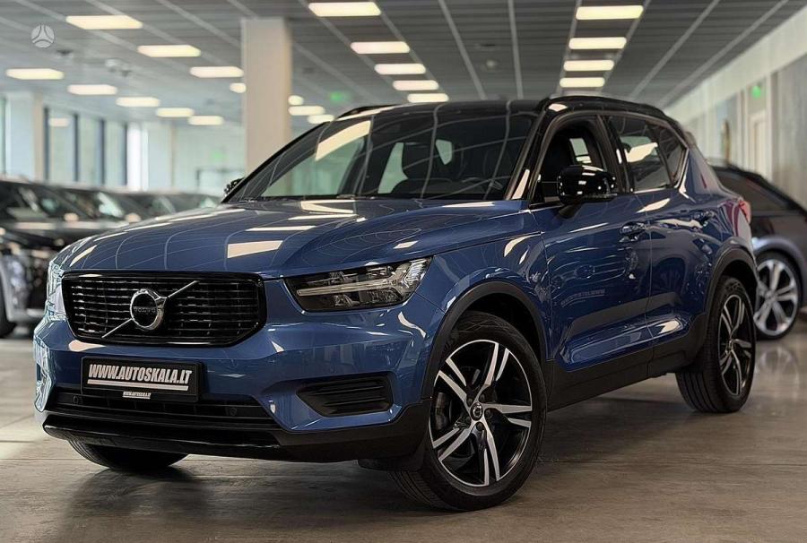 Blue Volvo XC40 2019 in Klaipeda, with an engine capacity of 1.97 L and mileage of 115 thousand km for 23900 €, photo 26 on AUTOMOTO.COM.LV