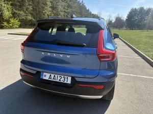 Blue Volvo XC40 2021 in Prienai, with an engine capacity of 1.48 L and mileage of 48 thousand km for 23000 €, photo 6 on AUTOMOTO.COM.LV