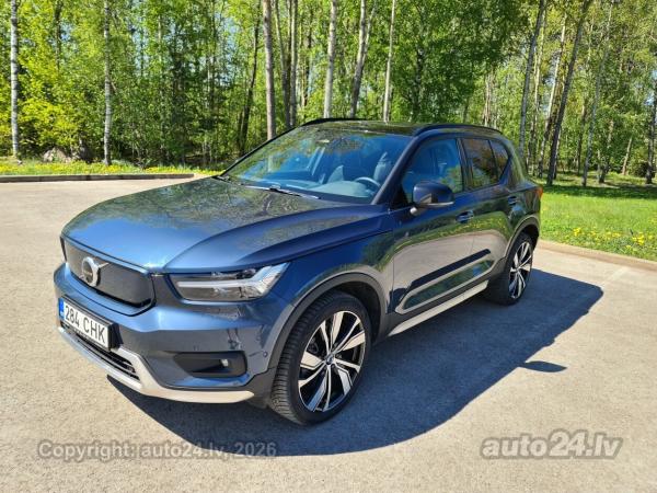 Blue Volvo XC40 2022 in Tallinn, with an engine capacity of 0.00 L and mileage of 43 thousand km for 35790 €, photo 2 on AUTOMOTO.COM.LV