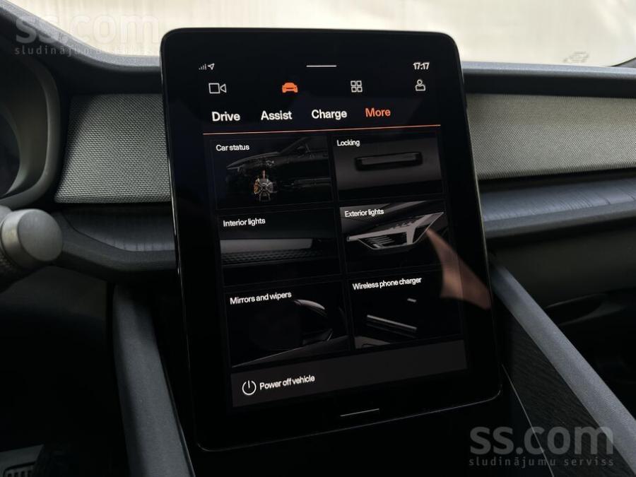 Blue Volvo XC40 2022 in Riga, with an engine capacity of 0.00 L and mileage of 52 thousand km for 23880 €, photo 18 on AUTOMOTO.COM.LV