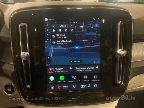 Синий Вольво XC40 2025 в Тарту, объемом двигателя 2.00 л и пробегом 2 тыс. км за 45900 €, фото 11 на AUTOMOTO.COM.LV