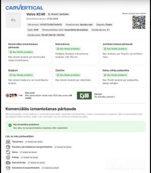 Volvo XC40 2019 Jelgava, ar dzinēja tilpumu 2.00 L un nobraukumu 220 tūkst. km par 20600 €, foto 32 vietnē AUTOMOTO.COM.LV