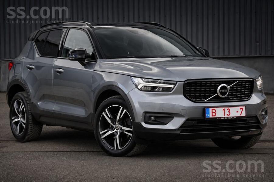Grey Volvo XC40 2018 in Tukums, with an engine capacity of 2.00 L and mileage of 227 thousand km for 16900 €, photo 1 on AUTOMOTO.COM.LV