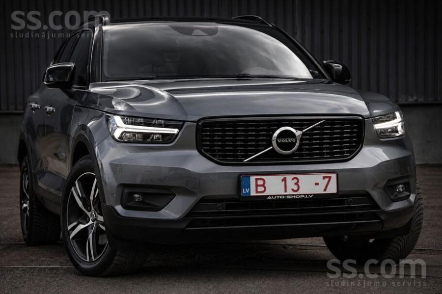 Grey Volvo XC40 2018 in Tukums, with an engine capacity of 2.00 L and mileage of 227 thousand km for 16900 €, photo 8 on AUTOMOTO.COM.LV