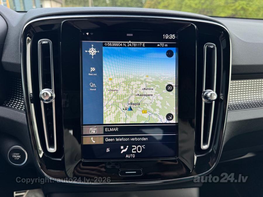 Pelēks Volvo XC40 2018 Rapla, ar dzinēja tilpumu 2.00 L un nobraukumu 240 tūkst. km par 17700 €, foto 18 vietnē AUTOMOTO.COM.LV