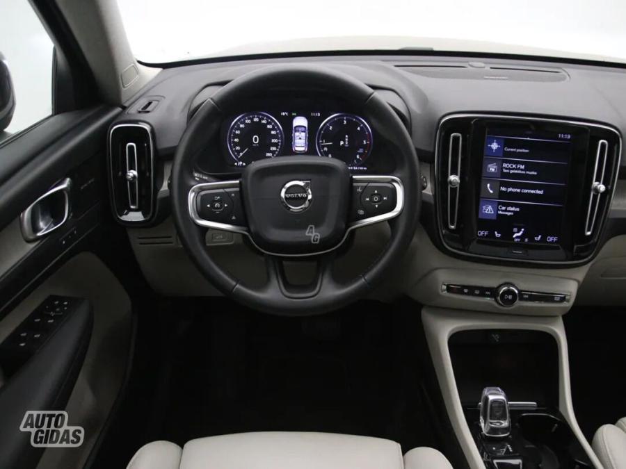 Grey Volvo XC40 2019 in Vilnius, with an engine capacity of 2.00 L and mileage of 197 thousand km for 20299 €, photo 18 on AUTOMOTO.COM.LV