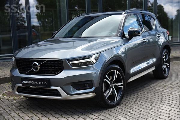 Grey Volvo XC40 2019 in Tukums, with an engine capacity of 2.00 L and mileage of 149 thousand km for 23490 €, photo 6 on AUTOMOTO.COM.LV