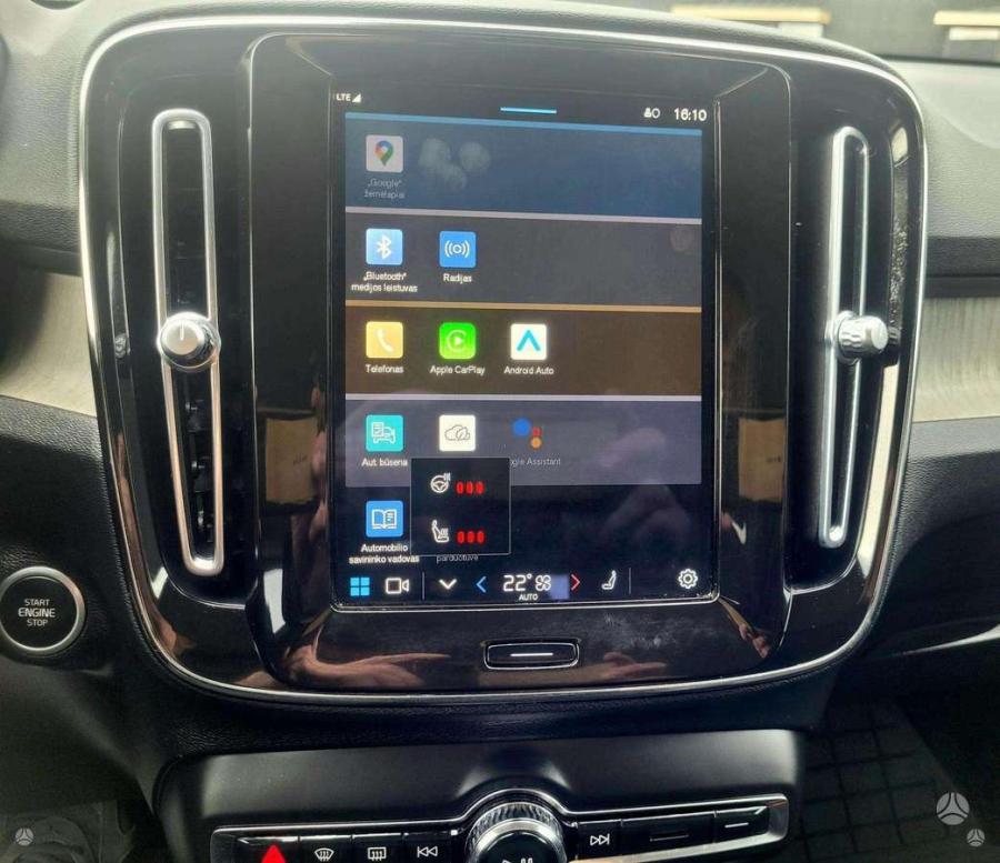 Серый Вольво XC40 2022 в Шяуляй, объемом двигателя 1.97 л и пробегом 186 тыс. км за 21250 €, фото 32 на AUTOMOTO.COM.LV