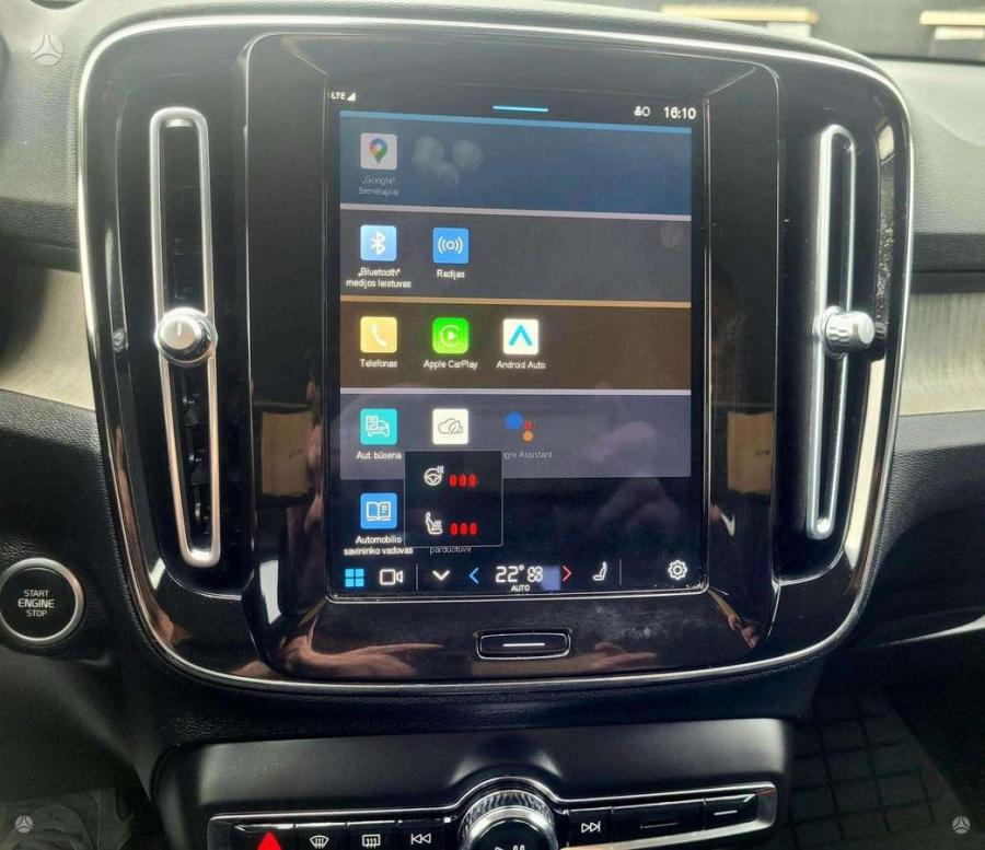 Серый Вольво XC40 2022 в Шяуляй, объемом двигателя 1.97 л и пробегом 186 тыс. км за 20950 €, фото 32 на AUTOMOTO.COM.LV