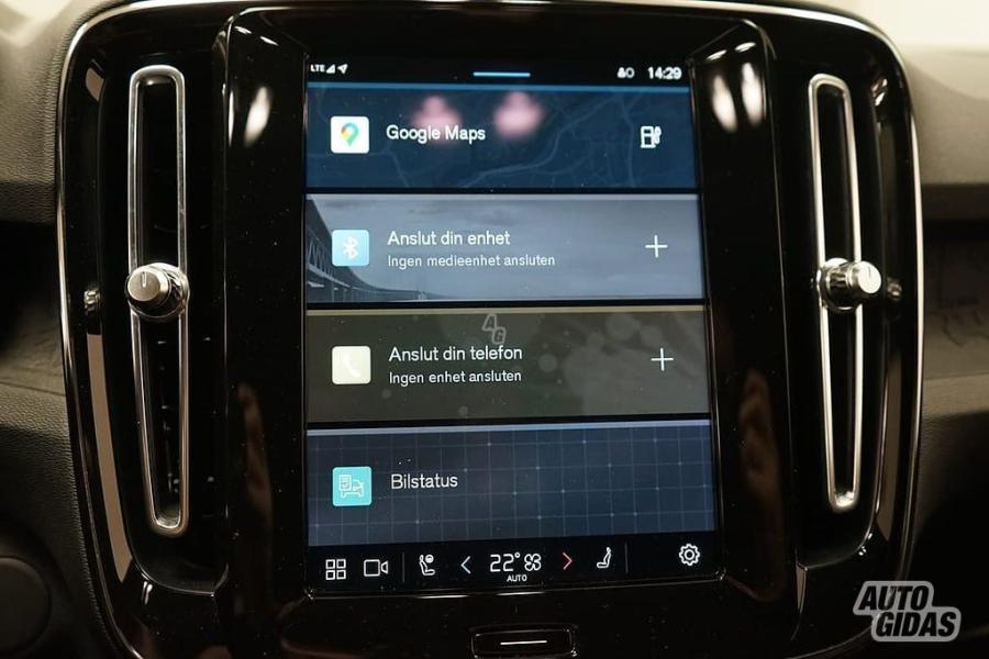 Серый Вольво XC40 2023 в Каунас, объемом двигателя 0.00 л и пробегом 55 тыс. км за 36224 €, фото 10 на AUTOMOTO.COM.LV