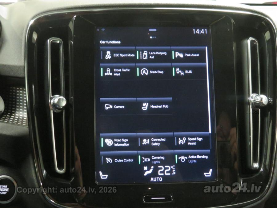 Серый Вольво XC40 2019 в Таллин, объемом двигателя 2.00 л и пробегом 73 тыс. км за 21500 €, фото 10 на AUTOMOTO.COM.LV