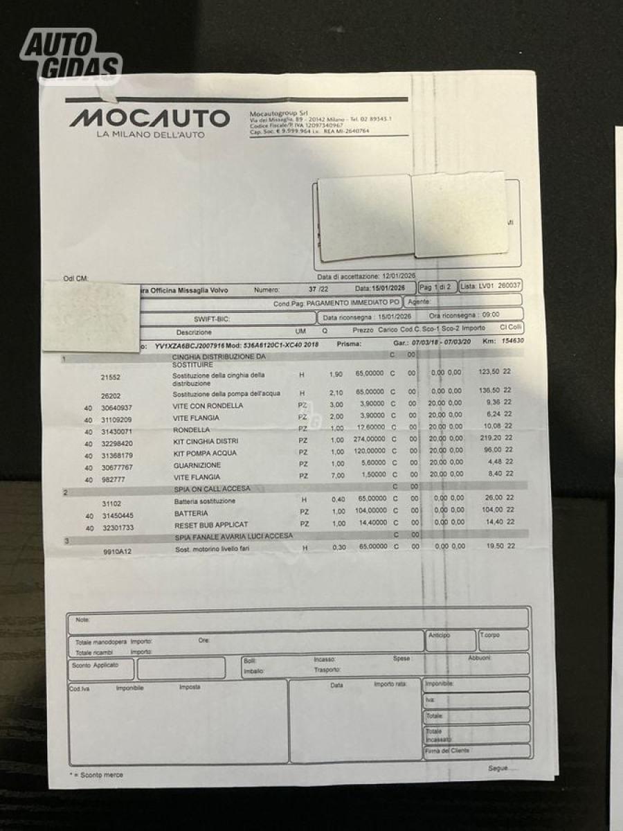 Красный Вольво XC40 2018 в Авиженяй, объемом двигателя 2.00 л и пробегом 157 тыс. км за 16950 €, фото 27 на AUTOMOTO.COM.LV