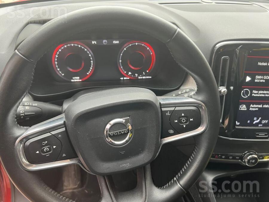 Sarkans Volvo XC40 2018 Rīga, ar dzinēja tilpumu 2.00 L un nobraukumu 119 tūkst. km par 22900 €, foto 6 vietnē AUTOMOTO.COM.LV
