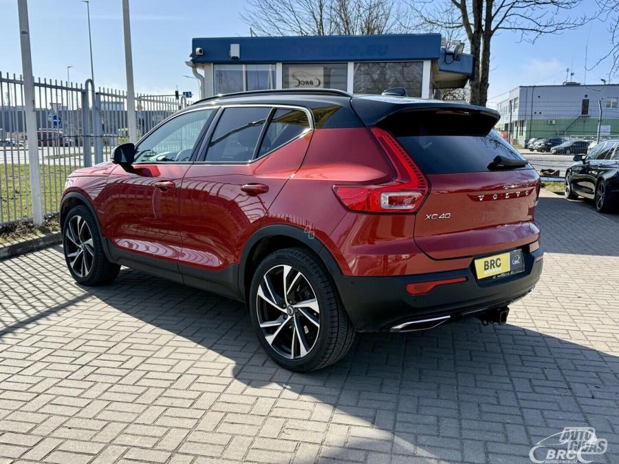 Red Volvo XC40 2019 in Avizieniai, with an engine capacity of 2.00 L and mileage of 77 thousand km for 25500 €, photo 35 on AUTOMOTO.COM.LV