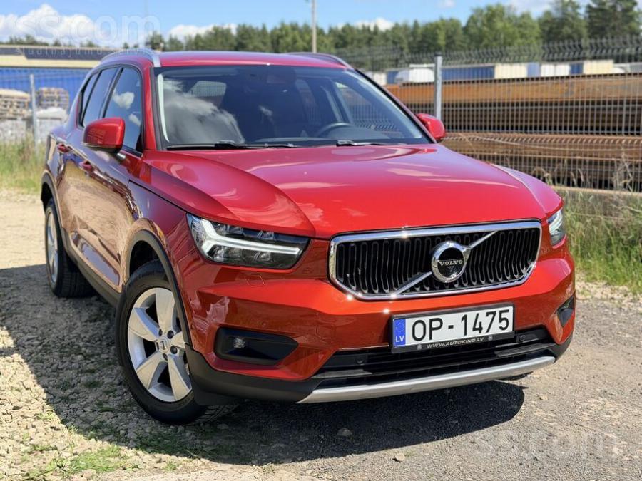 Красный Вольво XC40 2019 в Рига, объемом двигателя 1.50 л и пробегом 165 тыс. км за 16995 €, фото 1 на AUTOMOTO.COM.LV