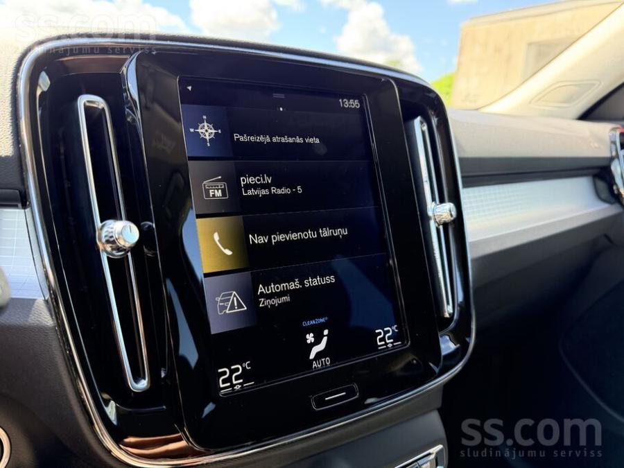 Красный Вольво XC40 2019 в Рига, объемом двигателя 1.50 л и пробегом 165 тыс. км за 16995 €, фото 18 на AUTOMOTO.COM.LV