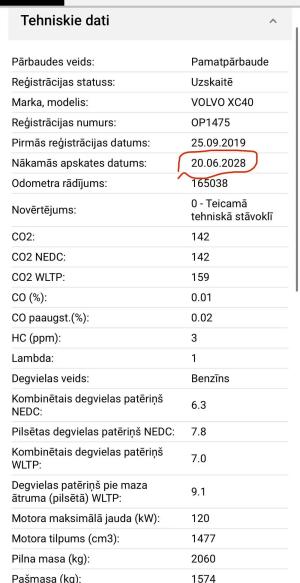 Красный Вольво XC40 2019 в Рига, объемом двигателя 1.50 л и пробегом 165 тыс. км за 16995 €, фото 22 на AUTOMOTO.COM.LV