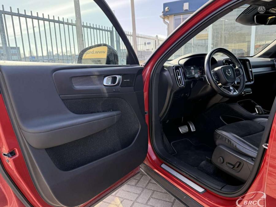 Красный Вольво XC40 2019 в Клайпеда, объемом двигателя 1.97 л и пробегом 77 тыс. км за 22500 €, фото 16 на AUTOMOTO.COM.LV