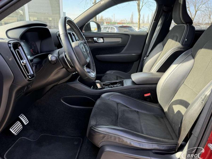 Красный Вольво XC40 2019 в Клайпеда, объемом двигателя 1.97 л и пробегом 77 тыс. км за 22500 €, фото 20 на AUTOMOTO.COM.LV