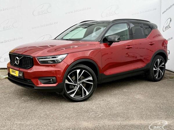 Sarkans Volvo XC40 2019 Klaipėda, ar dzinēja tilpumu 1.97 L un nobraukumu 77 tūkst. km par 21500 €, foto 1 vietnē AUTOMOTO.COM.LV