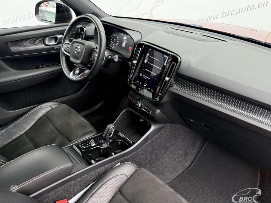 Красный Вольво XC40 2019 в Клайпеда, объемом двигателя 1.97 л и пробегом 77 тыс. км за 21500 €, фото 10 на AUTOMOTO.COM.LV