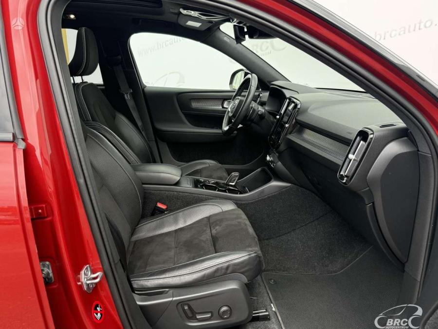 Красный Вольво XC40 2019 в Клайпеда, объемом двигателя 1.97 л и пробегом 77 тыс. км за 21500 €, фото 11 на AUTOMOTO.COM.LV