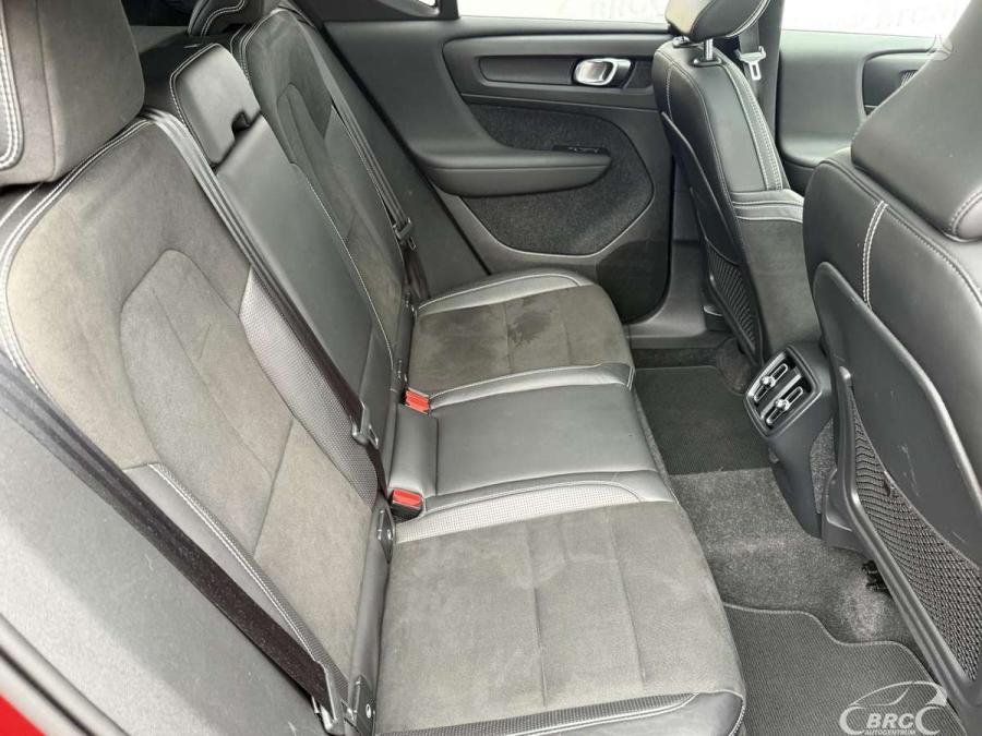 Красный Вольво XC40 2019 в Клайпеда, объемом двигателя 1.97 л и пробегом 77 тыс. км за 21500 €, фото 14 на AUTOMOTO.COM.LV