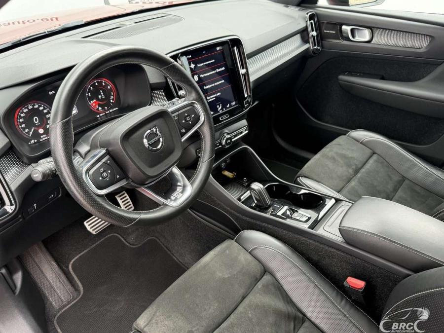 Красный Вольво XC40 2019 в Клайпеда, объемом двигателя 1.97 л и пробегом 77 тыс. км за 21500 €, фото 22 на AUTOMOTO.COM.LV