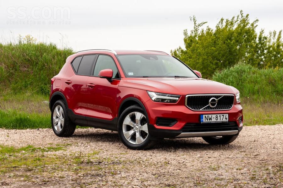 Sarkans Volvo XC40 2020 Rīga, ar dzinēja tilpumu 2.00 L un nobraukumu 189 tūkst. km par 22495 €, foto 1 vietnē AUTOMOTO.COM.LV