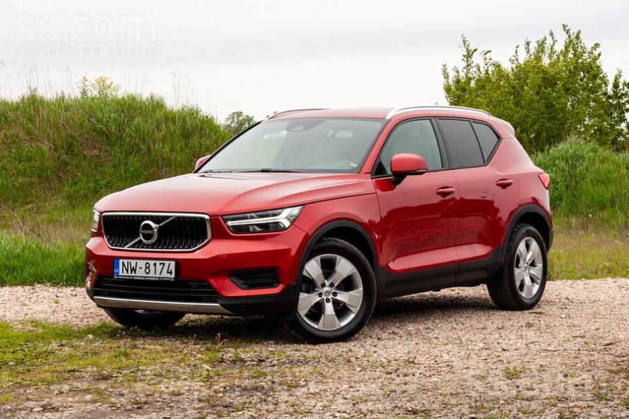 Sarkans Volvo XC40 2020 Rīga, ar dzinēja tilpumu 2.00 L un nobraukumu 189 tūkst. km par 22495 €, foto 3 vietnē AUTOMOTO.COM.LV
