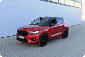 Red Volvo XC40 2020 in Kretinga, with an engine capacity of 1.97 L and mileage of 78 thousand km for 21499 €, photo 16 on AUTOMOTO.COM.LV