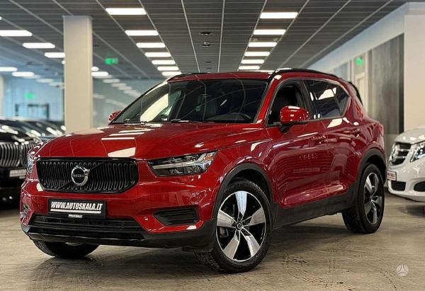 Red Volvo XC40 2020 in Klaipeda, with an engine capacity of 2.00 L and mileage of 37 thousand km for 22500 €, photo 1 on AUTOMOTO.COM.LV