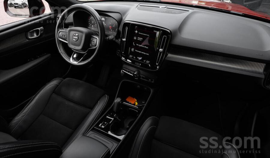 Sarkans Volvo XC40 2021 Jelgava, ar dzinēja tilpumu 1.50 L un nobraukumu 0 tūkst. km par 19750 €, foto 12 vietnē AUTOMOTO.COM.LV