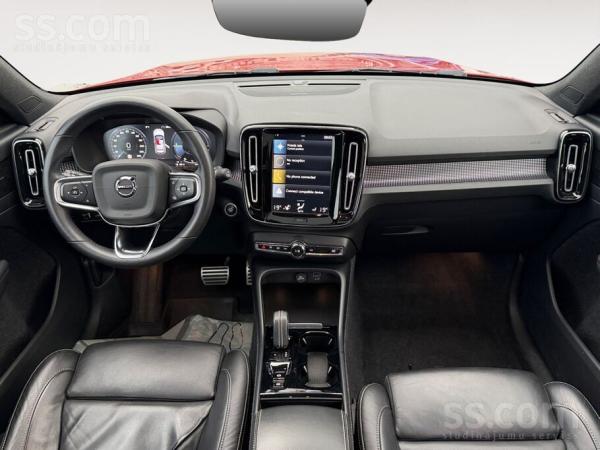 Red Volvo XC40 2021 in Riga, with an engine capacity of 1.50 L and mileage of 136 thousand km for 23900 €, photo 9 on AUTOMOTO.COM.LV