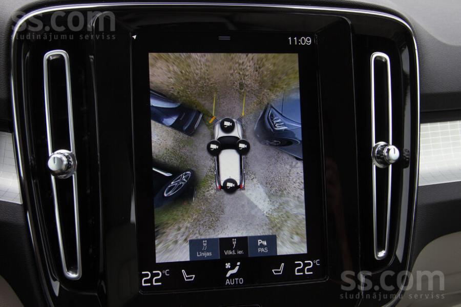 Sarkans Volvo XC40 2022 Tukums, ar dzinēja tilpumu 1.50 L un nobraukumu 181 tūkst. km par 20100 €, foto 22 vietnē AUTOMOTO.COM.LV