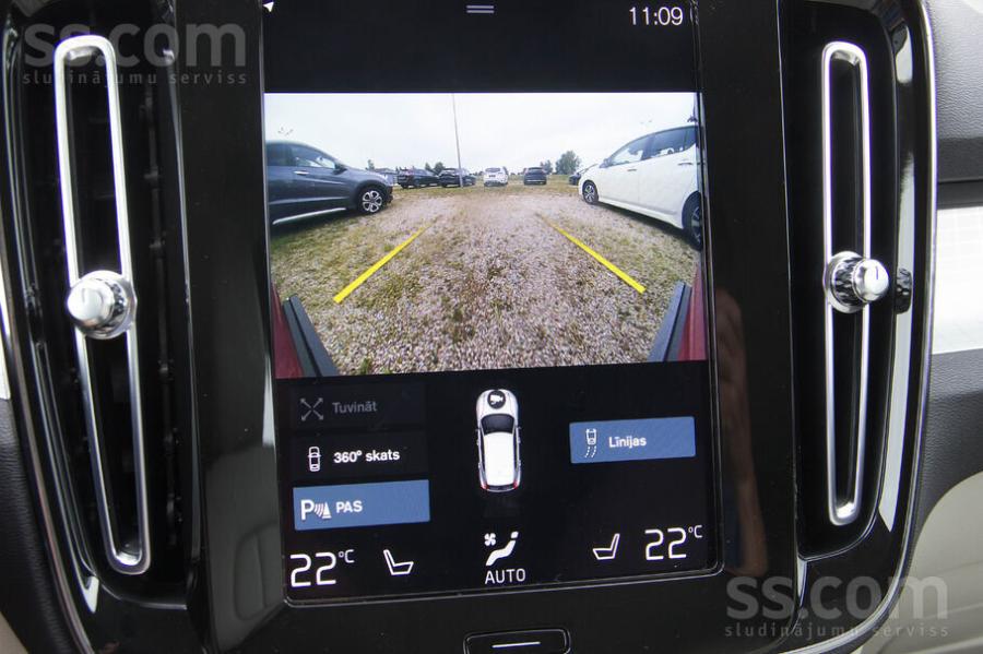 Sarkans Volvo XC40 2022 Tukums, ar dzinēja tilpumu 1.50 L un nobraukumu 181 tūkst. km par 20100 €, foto 23 vietnē AUTOMOTO.COM.LV