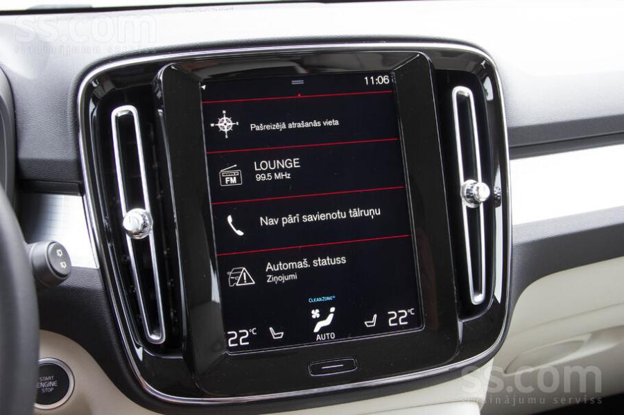 Sarkans Volvo XC40 2022 Tukums, ar dzinēja tilpumu 1.50 L un nobraukumu 181 tūkst. km par 20100 €, foto 25 vietnē AUTOMOTO.COM.LV