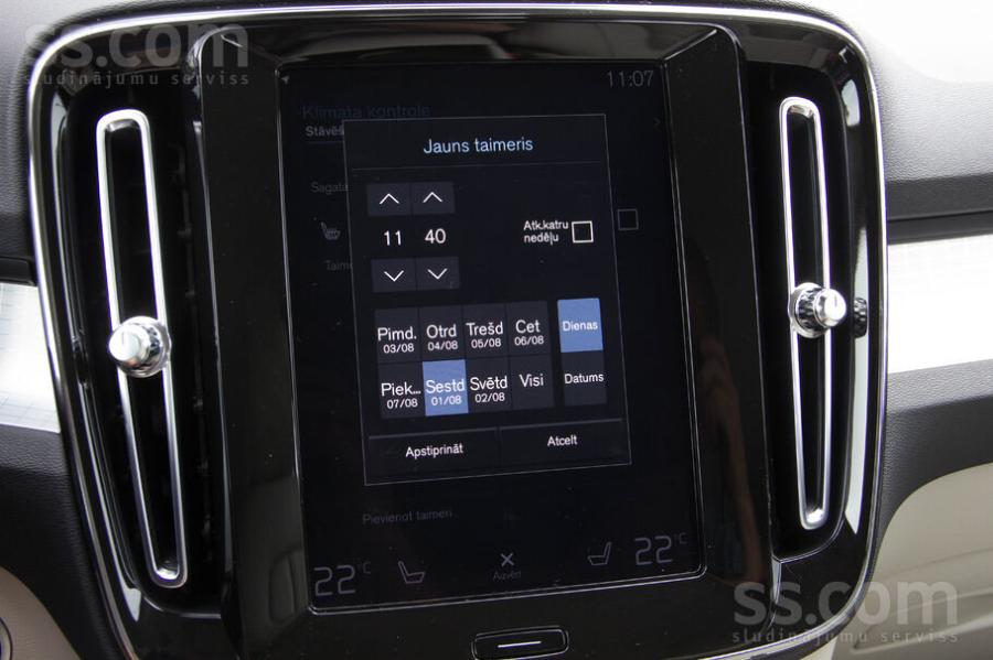 Sarkans Volvo XC40 2022 Tukums, ar dzinēja tilpumu 1.50 L un nobraukumu 181 tūkst. km par 20100 €, foto 29 vietnē AUTOMOTO.COM.LV