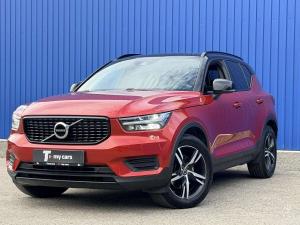 Красный Вольво XC40 2022 в Каунас, объемом двигателя 1.97 л и пробегом 88 тыс. км за 26500 €, фото  на AUTOMOTO.COM.LV