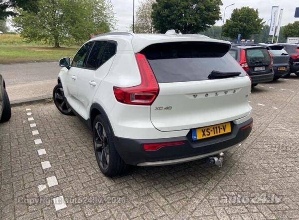 White Volvo XC40 2019 in Tallinn, with an engine capacity of 2.00 L and mileage of 188 thousand km for 18850 €, photo 4 on AUTOMOTO.COM.LV
