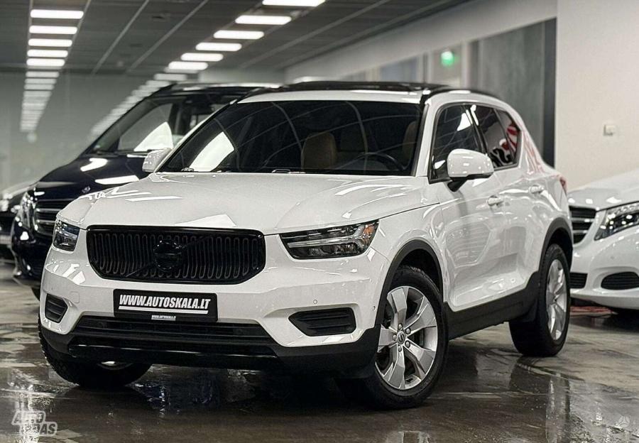 White Volvo XC40 2019 in Klaipeda, with an engine capacity of 2.00 L and mileage of 110 thousand km for 19900 €, photo 1 on AUTOMOTO.COM.LV