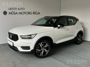 White Volvo XC40 2019 in Riga, with an engine capacity of 2.00 L and mileage of 94 thousand km for 24990 €, photo  on AUTOMOTO.COM.LV
