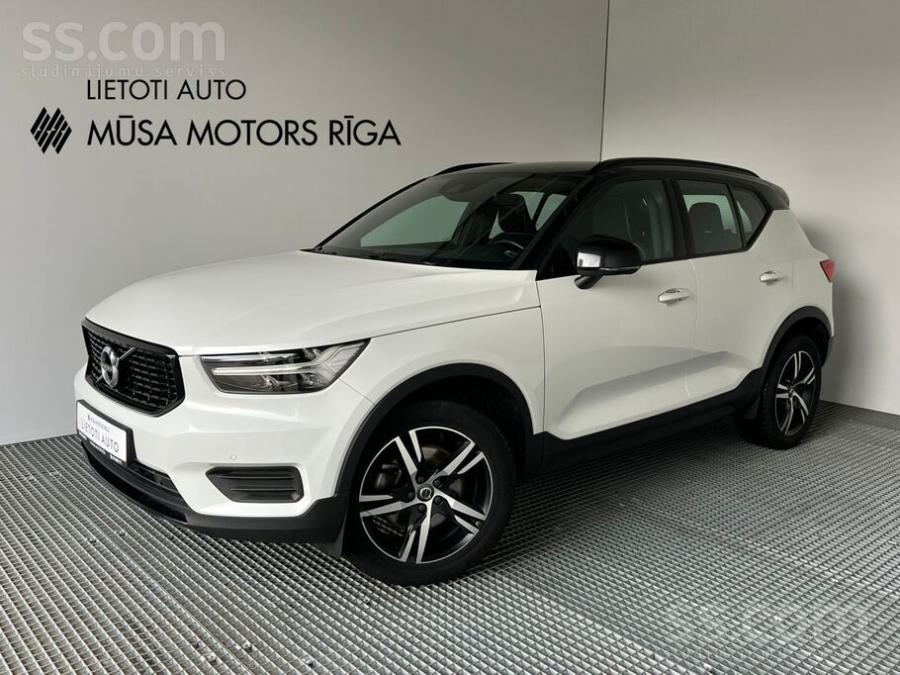 White Volvo XC40 2019 in Riga, with an engine capacity of 2.00 L and mileage of 94 thousand km for 24990 €, photo 1 on AUTOMOTO.COM.LV
