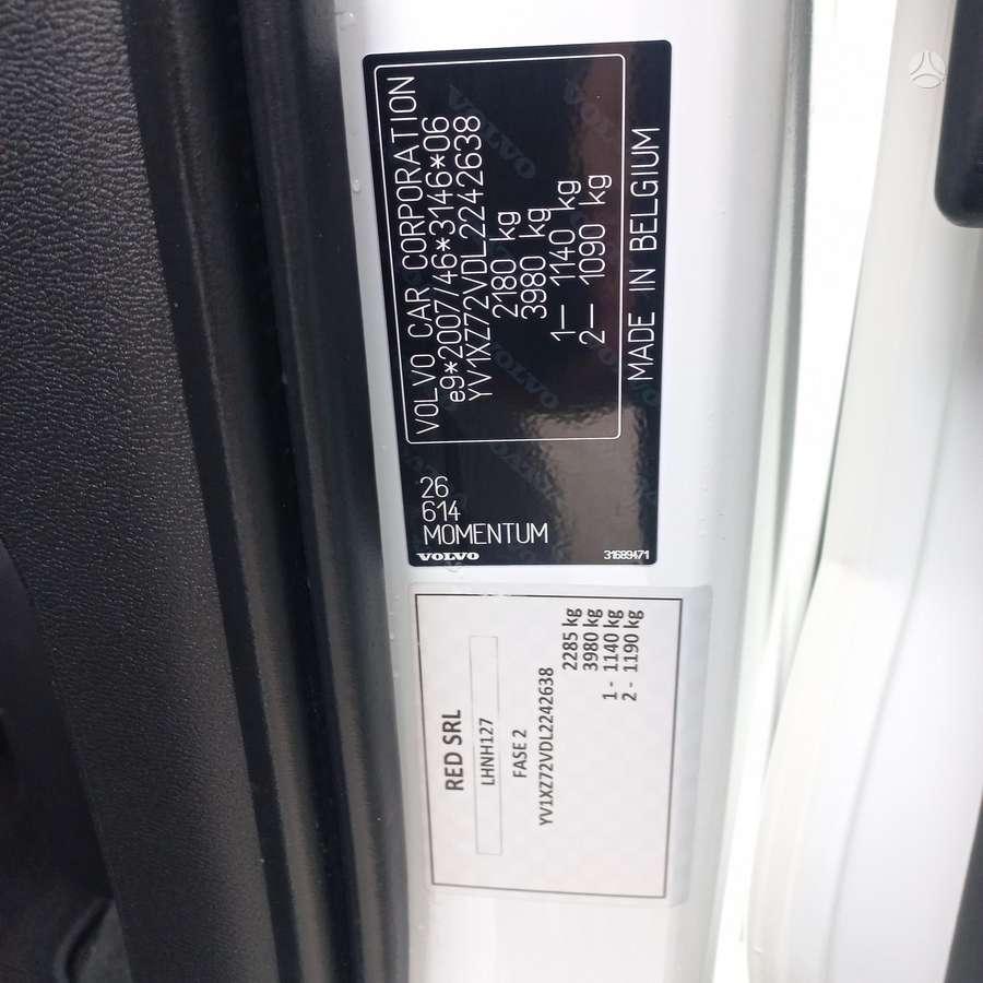 Белый Вольво XC40 2019 в Паневежис, объемом двигателя 1.97 л и пробегом 169 тыс. км за 12950 €, фото 23 на AUTOMOTO.COM.LV