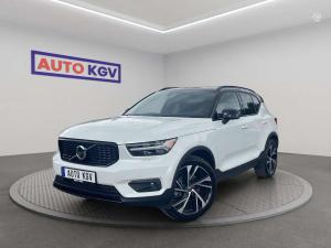 White Volvo XC40 2019 in Vilnius, with an engine capacity of 2.00 L and mileage of 48 thousand km for 23999 €, photo  on AUTOMOTO.COM.LV