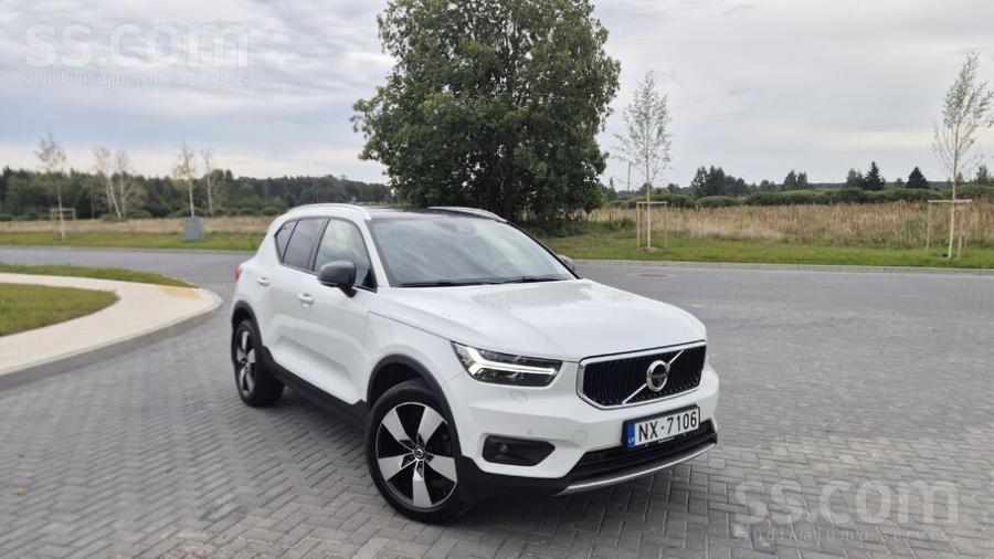 Белый Вольво XC40 2019 в Рига, объемом двигателя 1.50 л и пробегом 176 тыс. км за 19800 €, фото 1 на AUTOMOTO.COM.LV