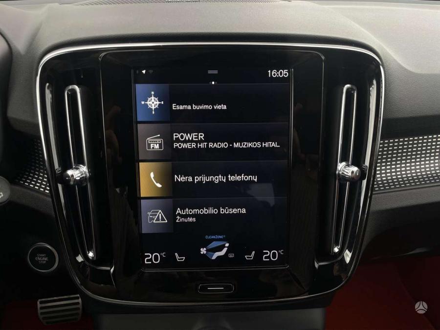 Balts Volvo XC40 2019 Viļņa, ar dzinēja tilpumu 2.00 L un nobraukumu 48 tūkst. km par 23999 €, foto 17 vietnē AUTOMOTO.COM.LV